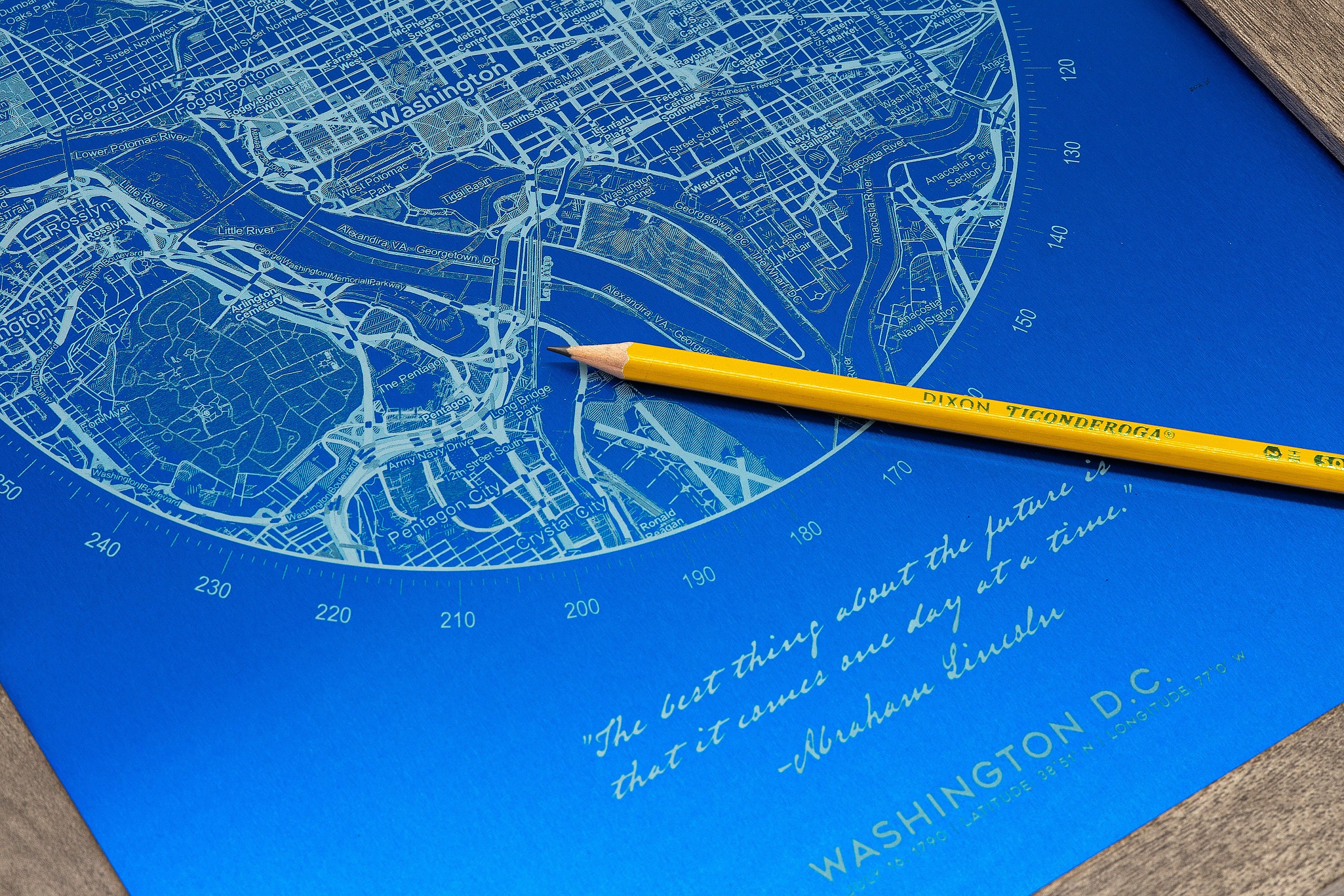 Personalized Engraved Map Wood and Aluminum - Etsy