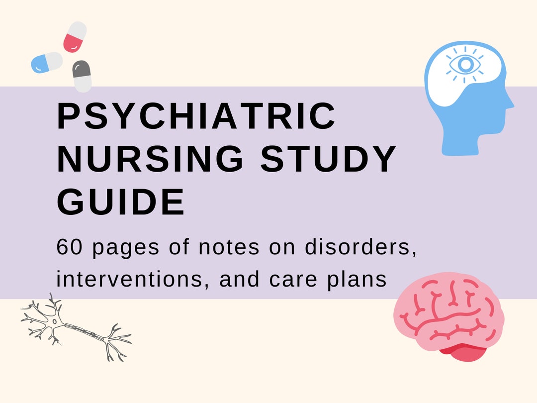 Psychiatric Nursing Study Guide - Etsy