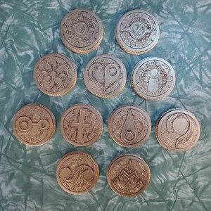 Digimon Crests Power Coins Set - Etsy