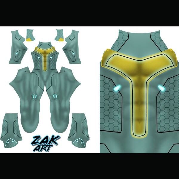 Power Ranger Suit Pattern - Etsy