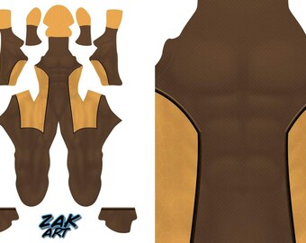 Deadpool & Wolverine Brown Suit Wolverine Dye-sub PDF Pattern - Etsy