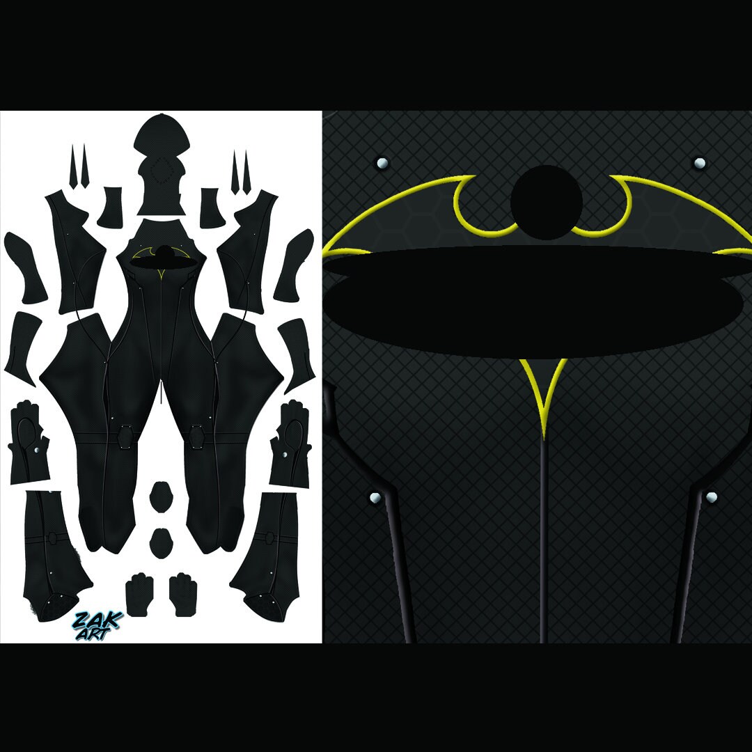 Cass Bat Female Suit Digital Pattern - Etsy