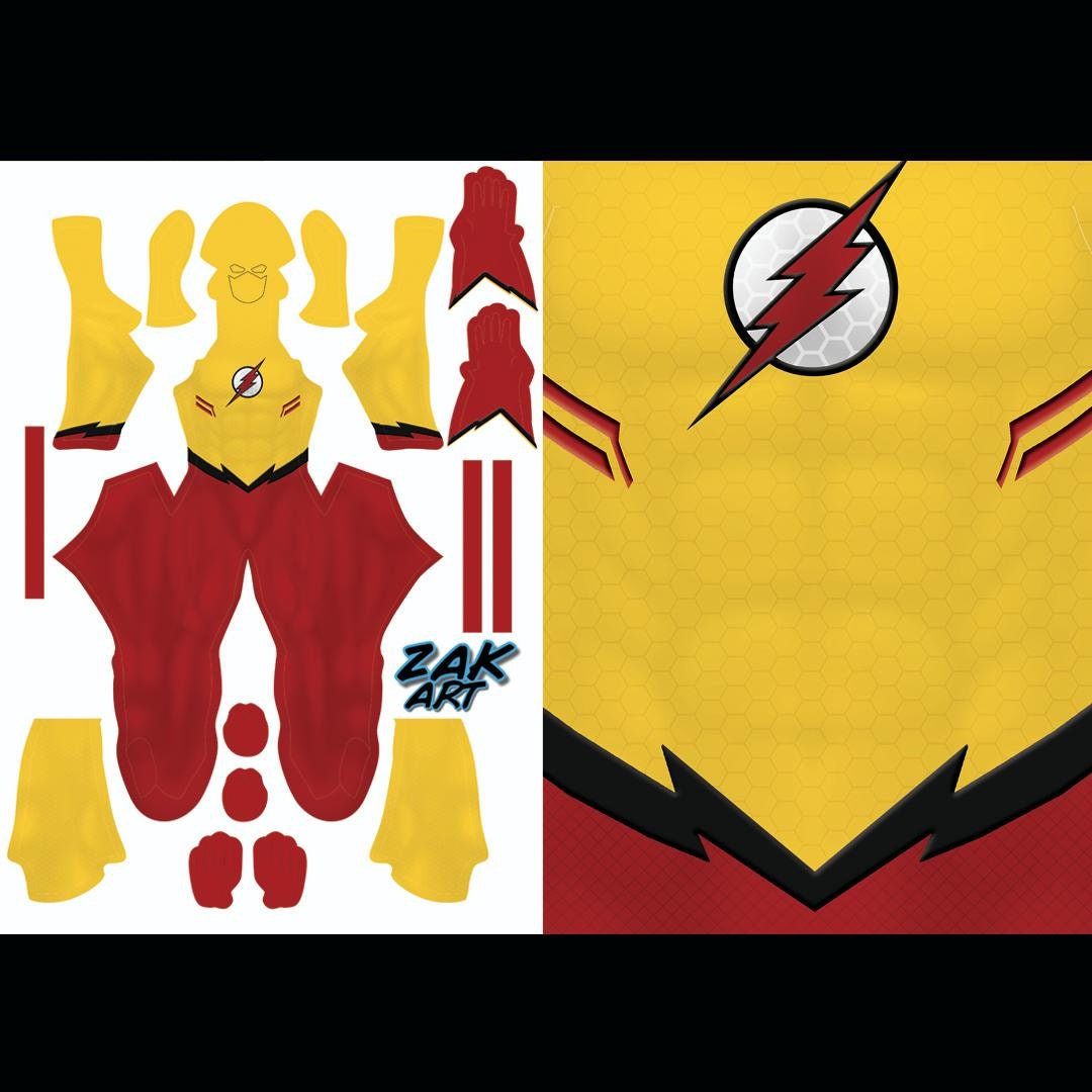 Kid Flash Digital Pattern - Etsy