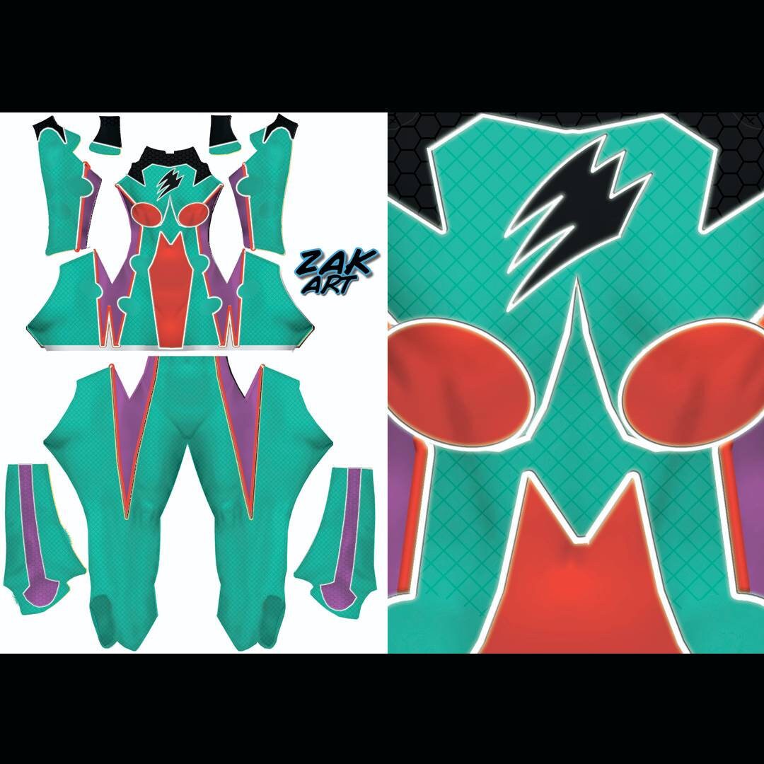 Gekigreen/jungle Fury Pattern - Etsy