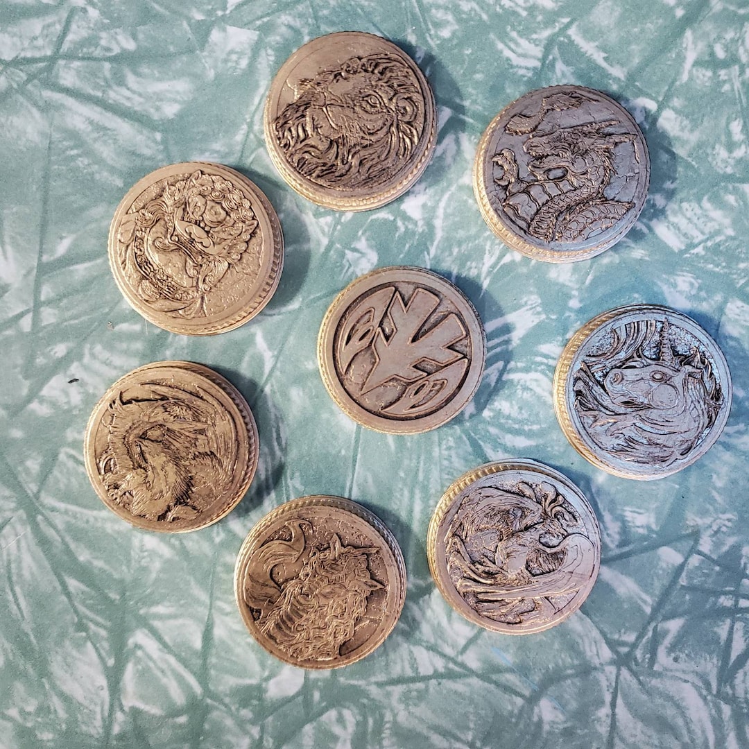 Power Rangers Thunder / Dairanger Legacy and 93 Power Coins Sets - Etsy