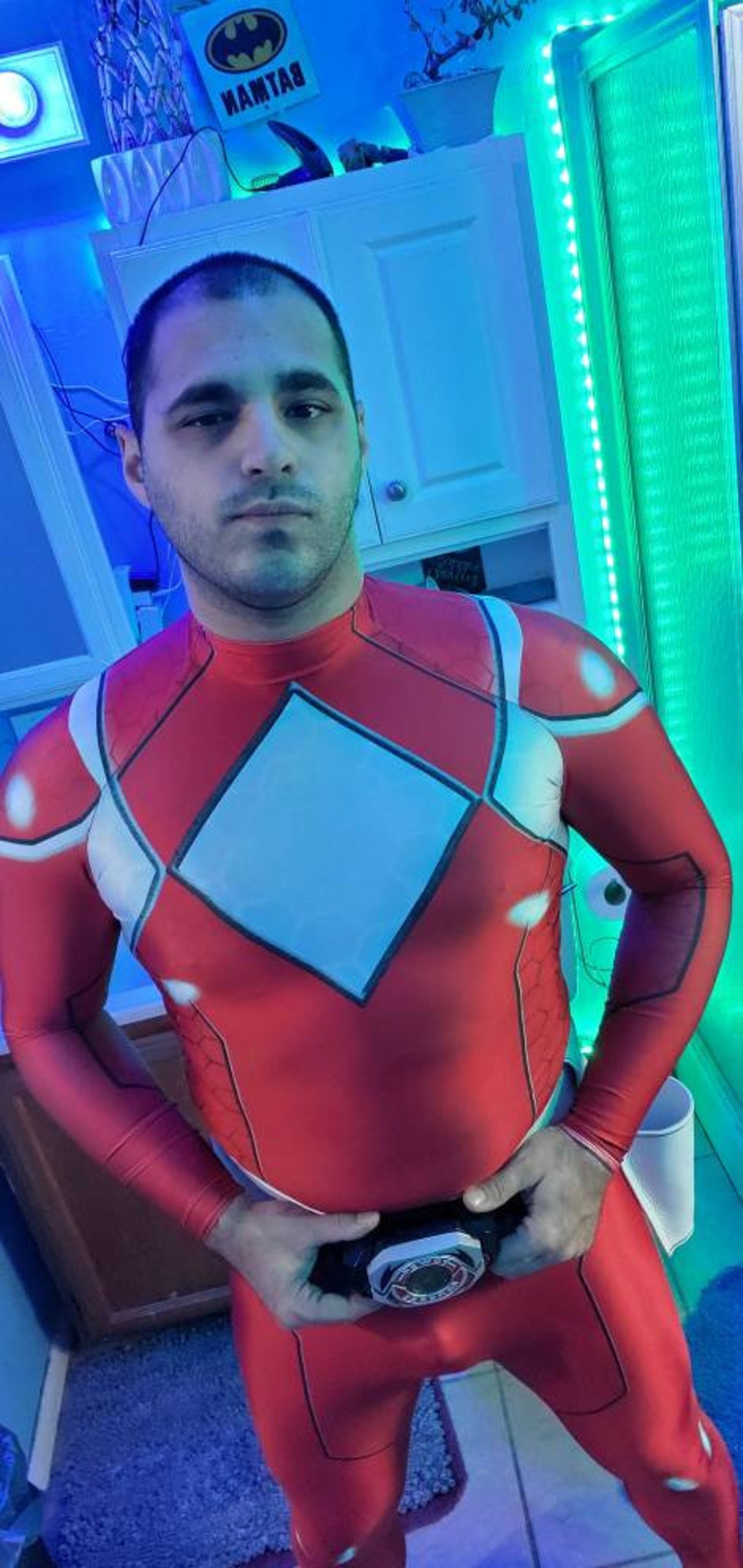 MMPR Red Power Ranger Neo Pattern - Etsy