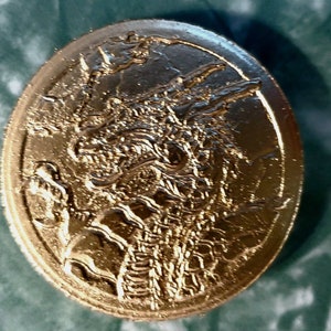 Red Thunder Dragon Power Coin - Etsy