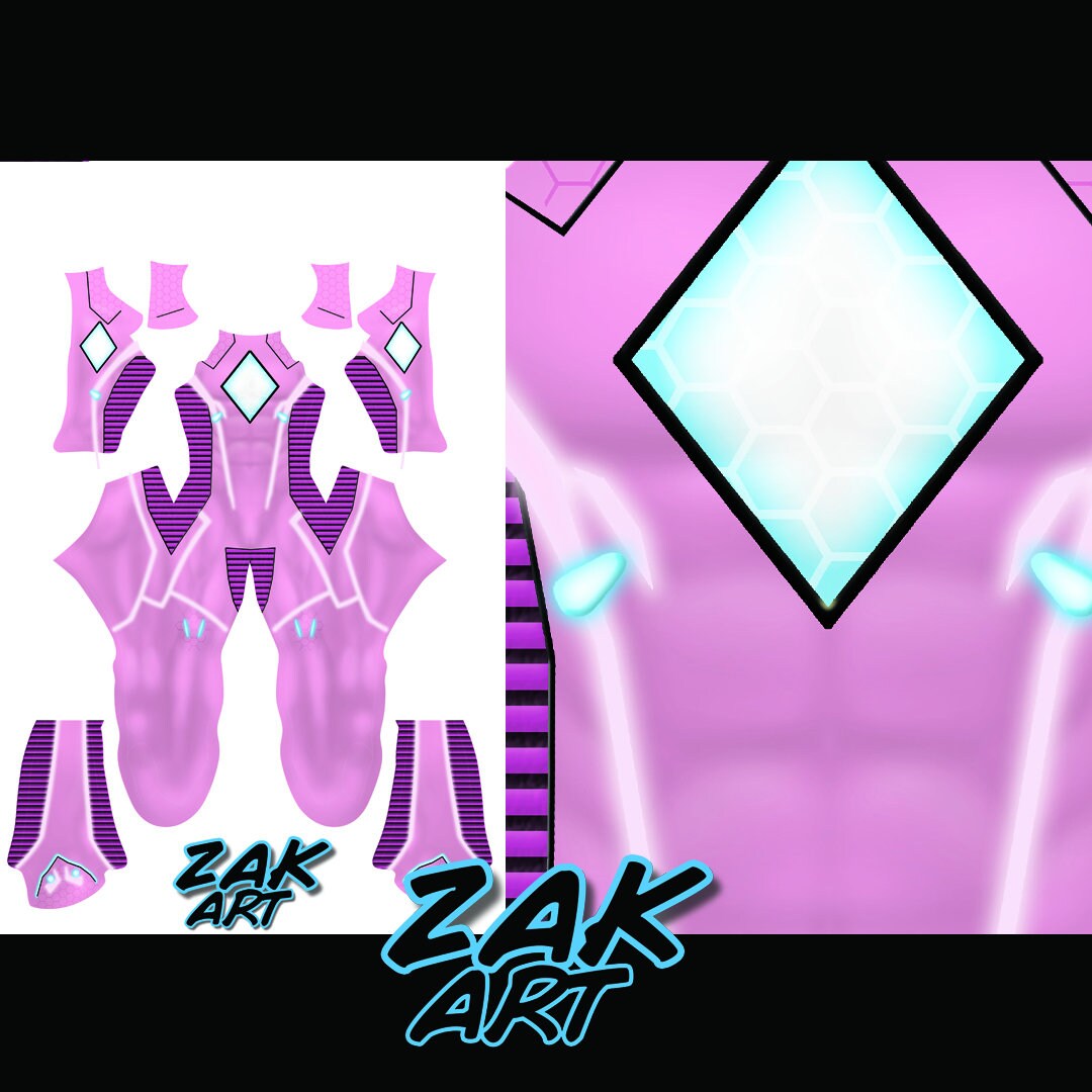 MMPR Boom Pink Power Ranger Matt's Pattern - Etsy