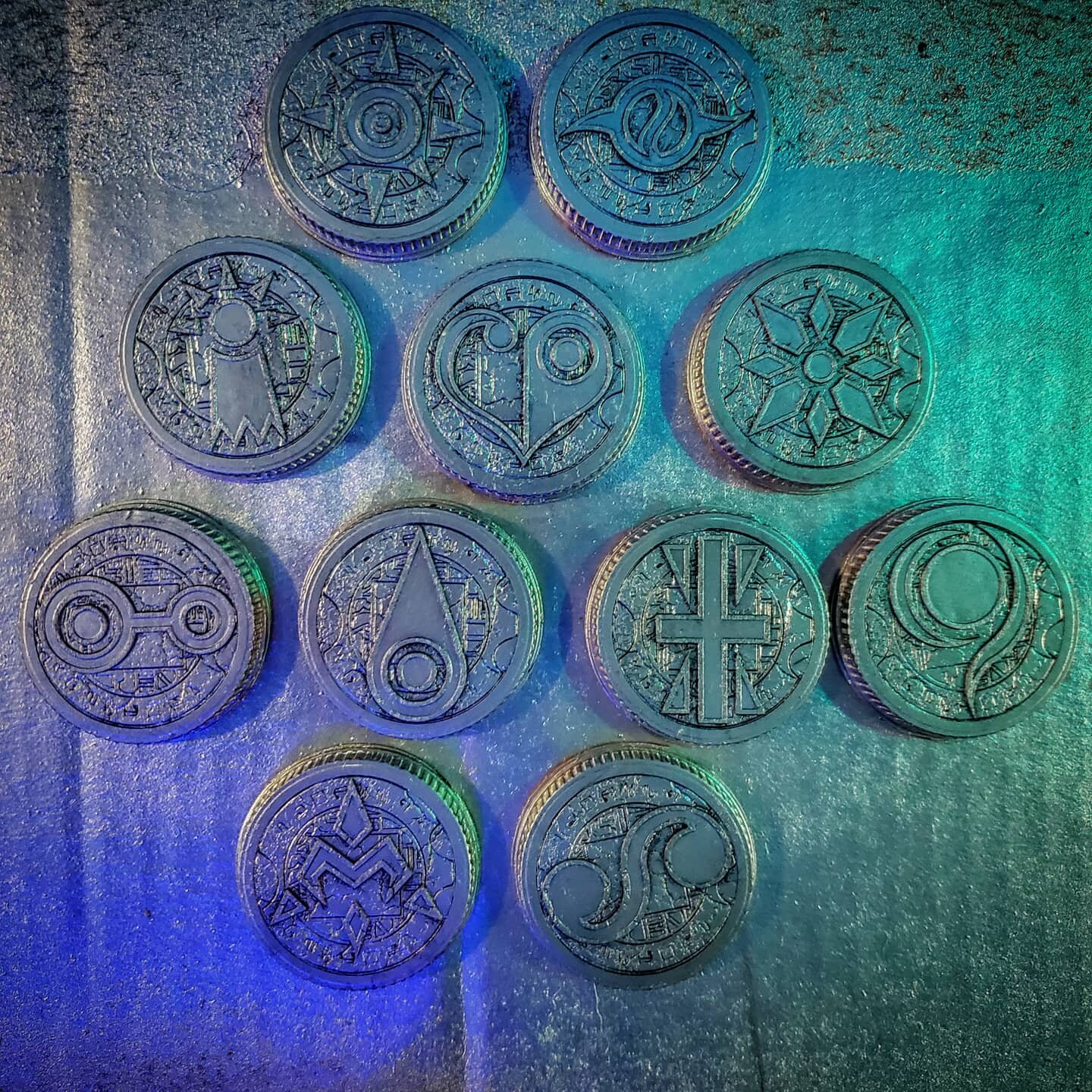 Digimon Crests Power Coins Set - Etsy