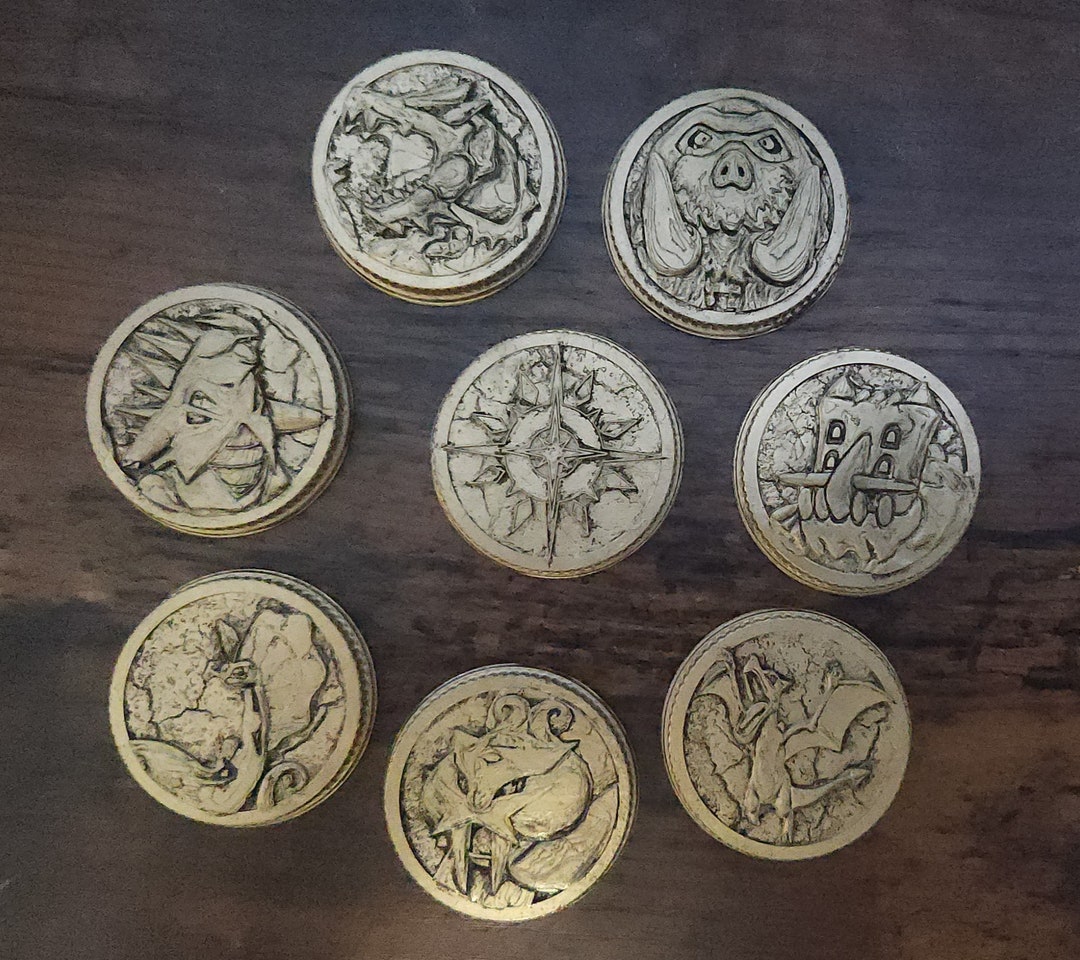 Dinopoké Power Coins - Etsy