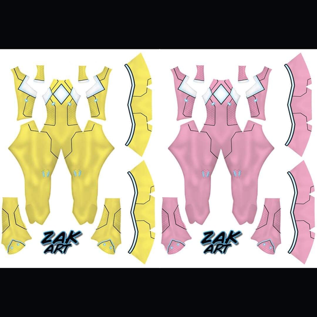 MMPR Pink Power Ranger Neo Pattern - Etsy