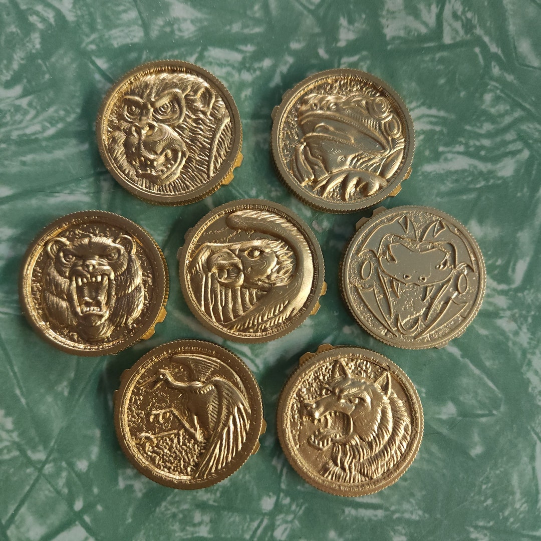 Ninjetti Power Ranger Coins - Etsy Canada