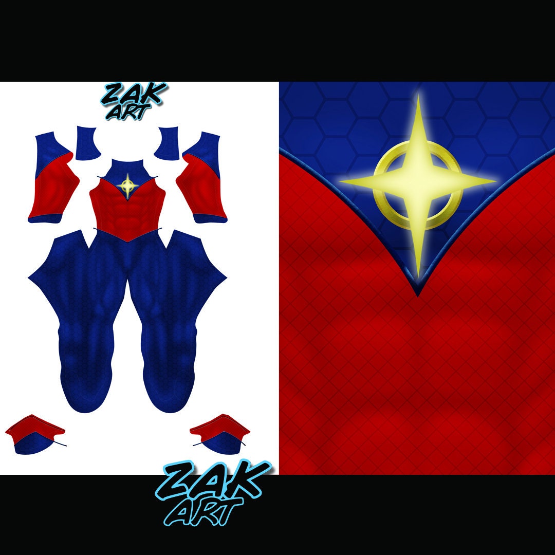 Marvel's Quasar Classic Digital Pattern - Etsy