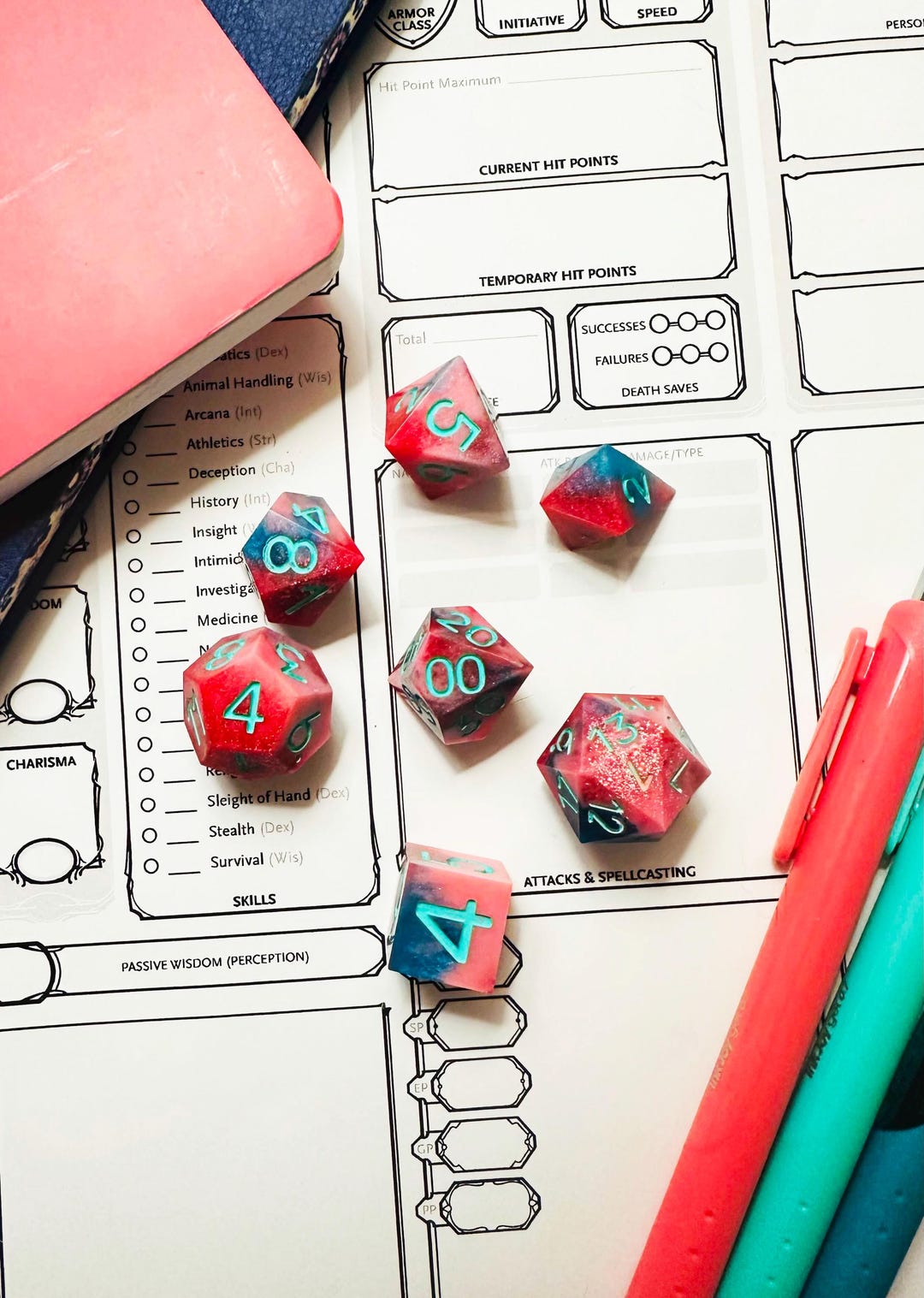 Sour Gummies | Handmade Sharp Edge Dice Set | Dungeons & Dragons | DND ...