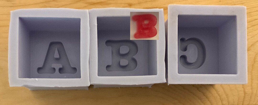 Toy Block Food Safe Silicone Molds for Making Words or Characters With ...