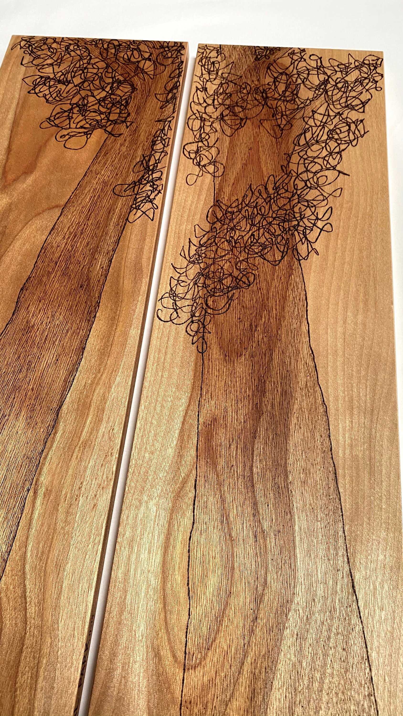 Custom Wood Burnt Walnut Board 8x17 - Etsy