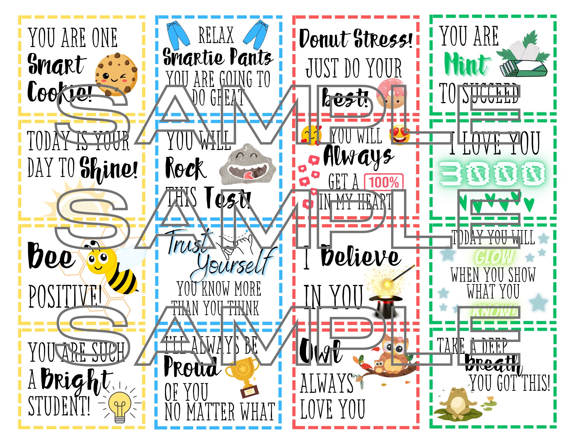 Printable Motivational Cards for Children | Testing Motivation Cards ...