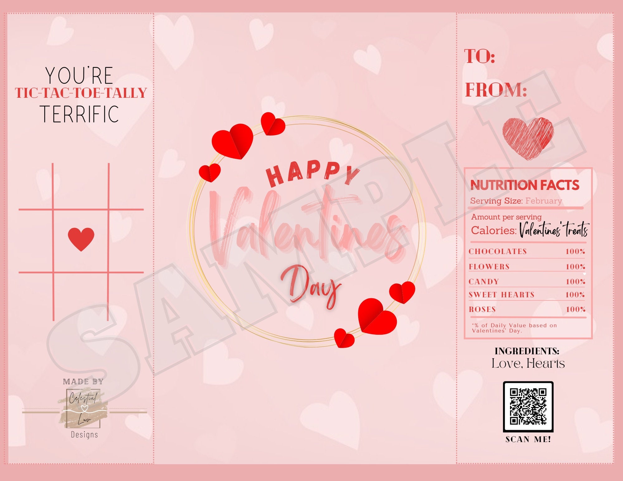 Valentine's Day Chip Bags Printable | Instant Download | Snack Bag ...