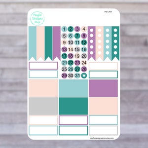 Planner Stickers, Functional Boxes, Banner Sticker Sheet - Etsy