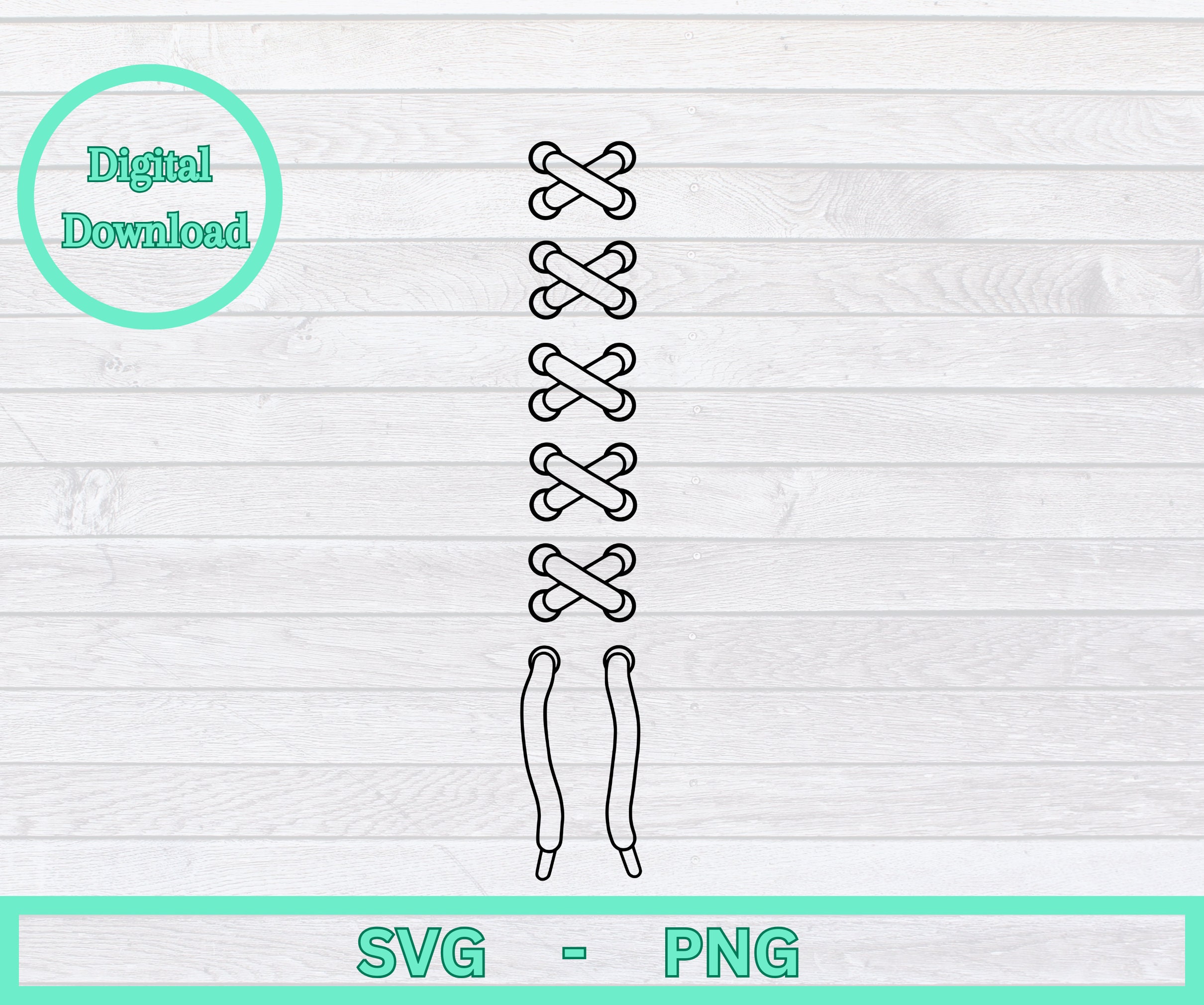 Laces SVG PNG, Clipart, Digital Download - Etsy