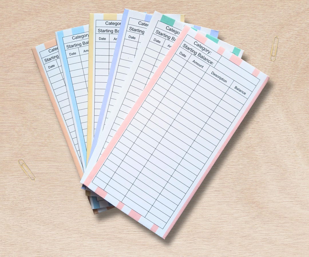 Cash Envelope Tracker Bundle, Printable Money Saving Tracker, Cash ...