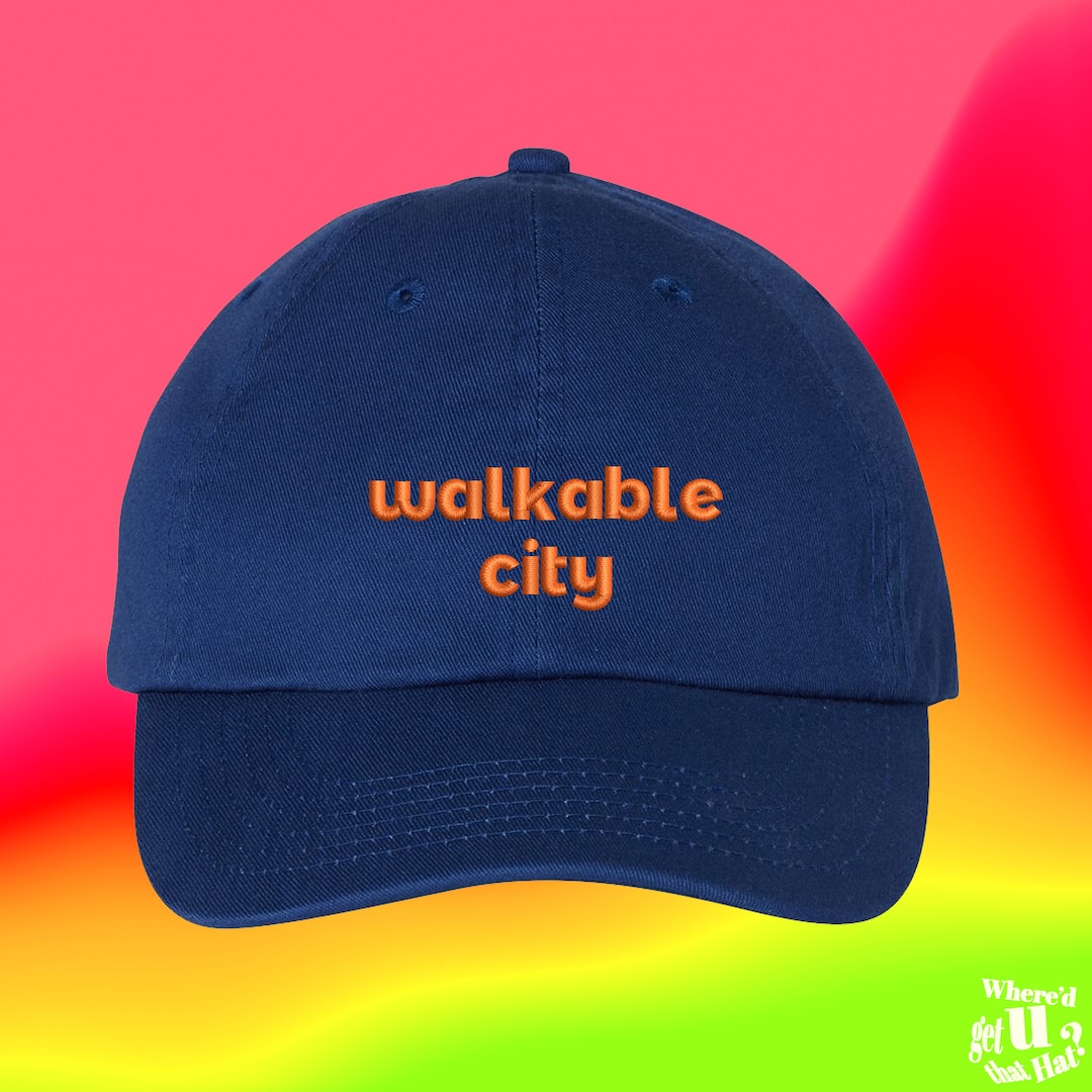 Walkable City Hat Ball Cap Climate Change Gift Urban Planner Merch ...