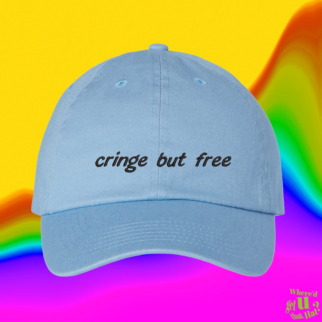 Cringe but Free Hat Best Friend Gift Custom Color Adjustable ...