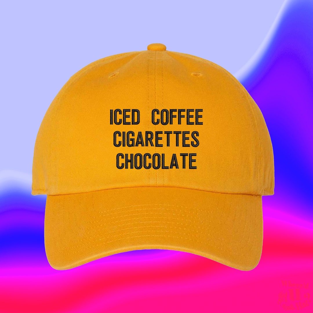 Iced Coffee Cigarettes Chocolate Hat - Etsy