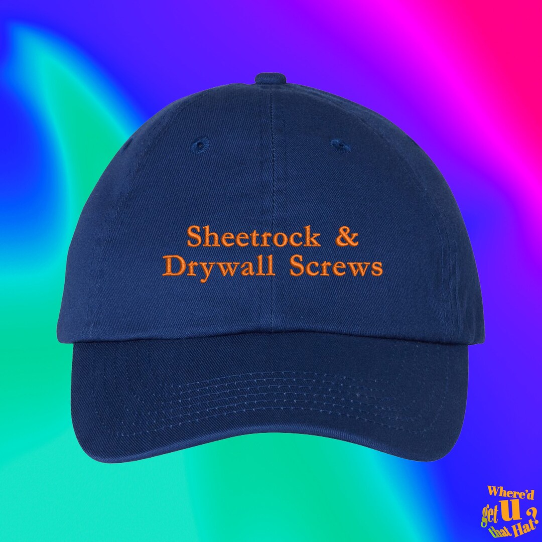 Sheetrock and Drywall Screws Hat Home Inspector General Contractor Gift ...