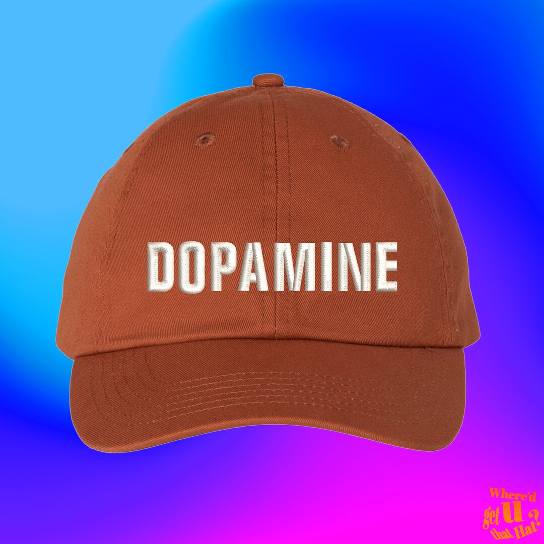 Dopamine Hat Positivity Molecule Science Nerd Custom Color Adjustable ...