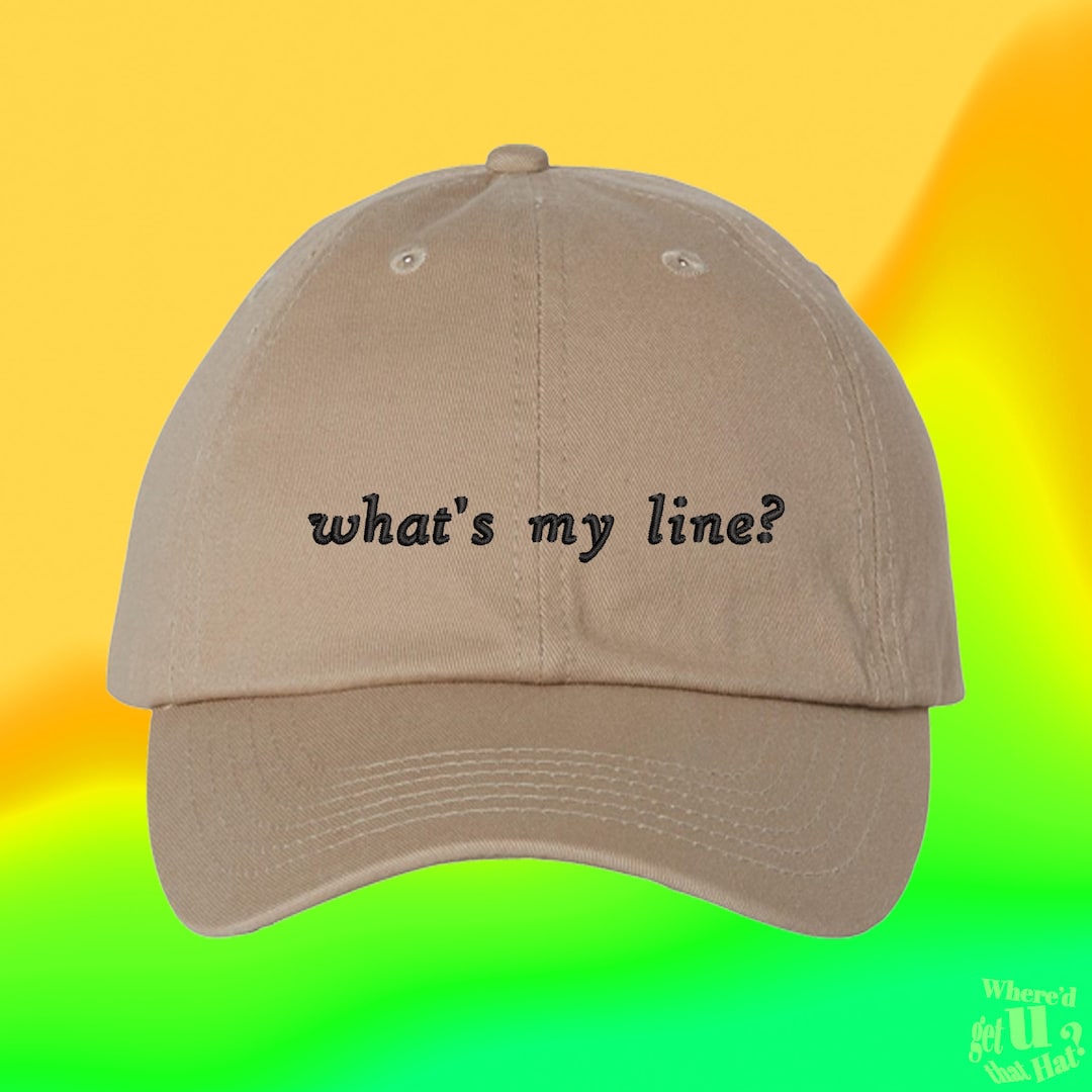 What's My Line Hat Theater Major Gift Actor Actress Screenplay Acting ...