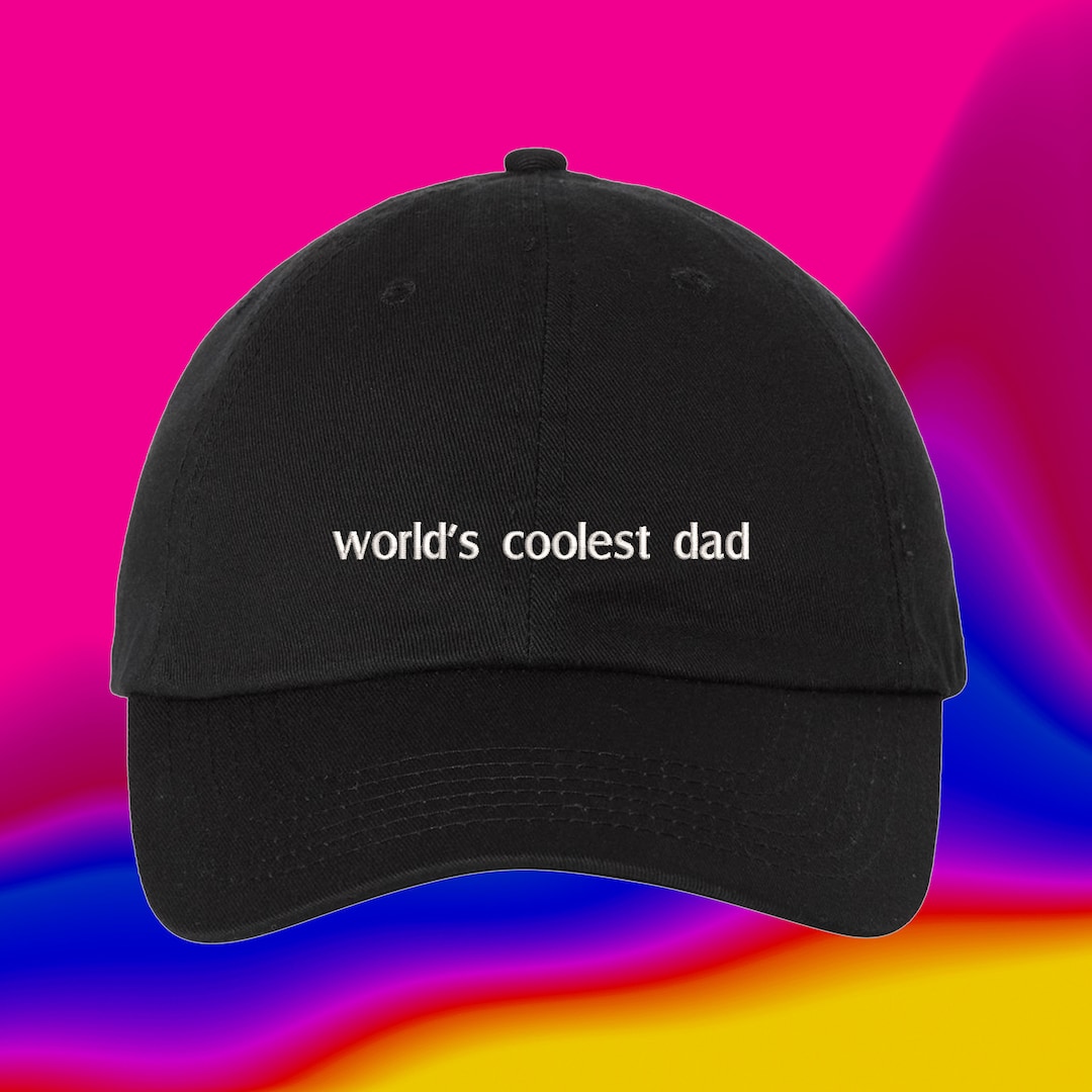 World's Coolest Dad Hat Fathers Day Hat Daddy Hat Gifts for Dad Number ...
