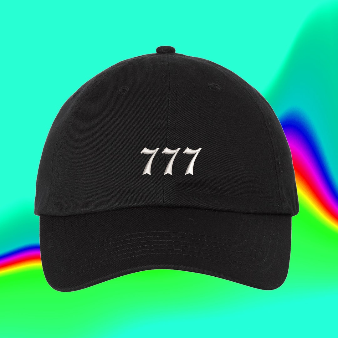 Old English 777 Hat Satanic Angel Hat Custom Color Adjustable ...