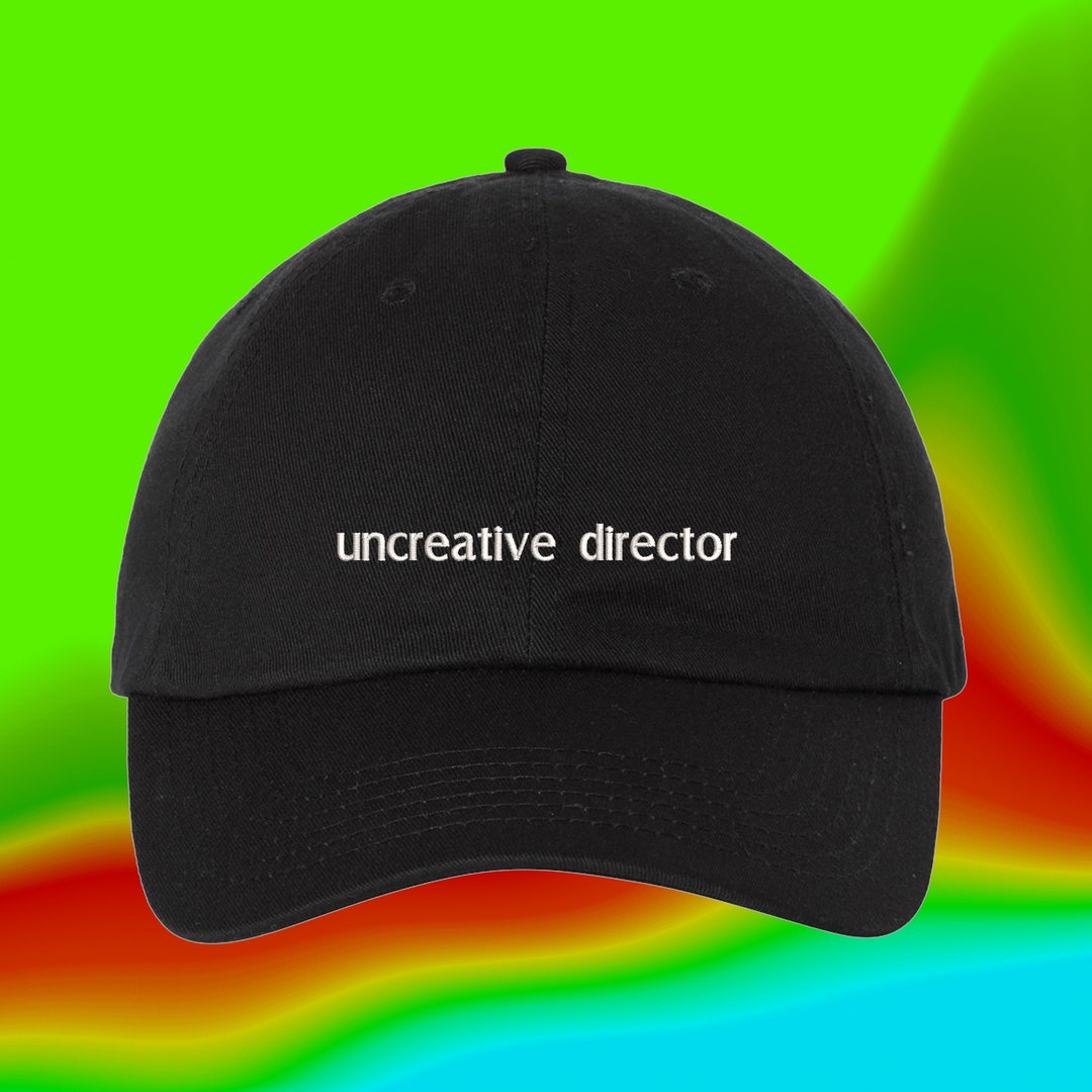Uncreative Director Hat Custom Color Adjustable Embroidered Dad Hat - Etsy