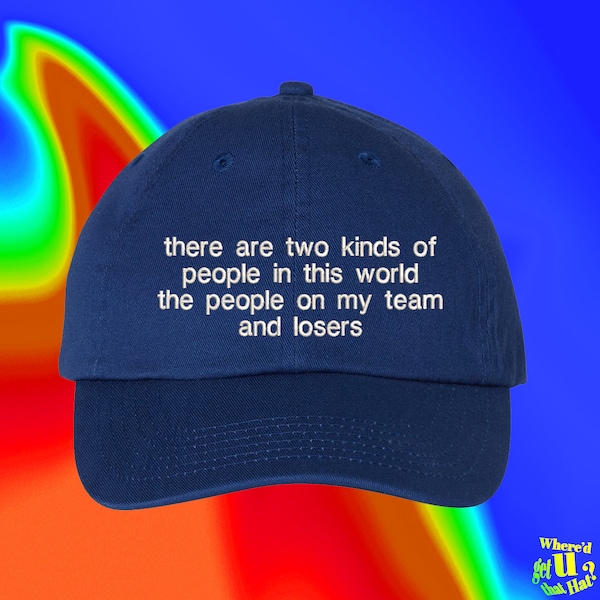 Two Teams Hat - Etsy