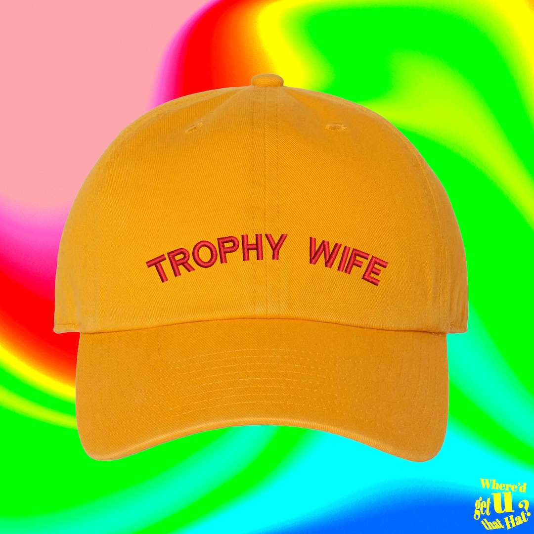 Trophy Wife Hat Husband Wife Gift Gay Gift Wedding Marriage Spouse Mom ...