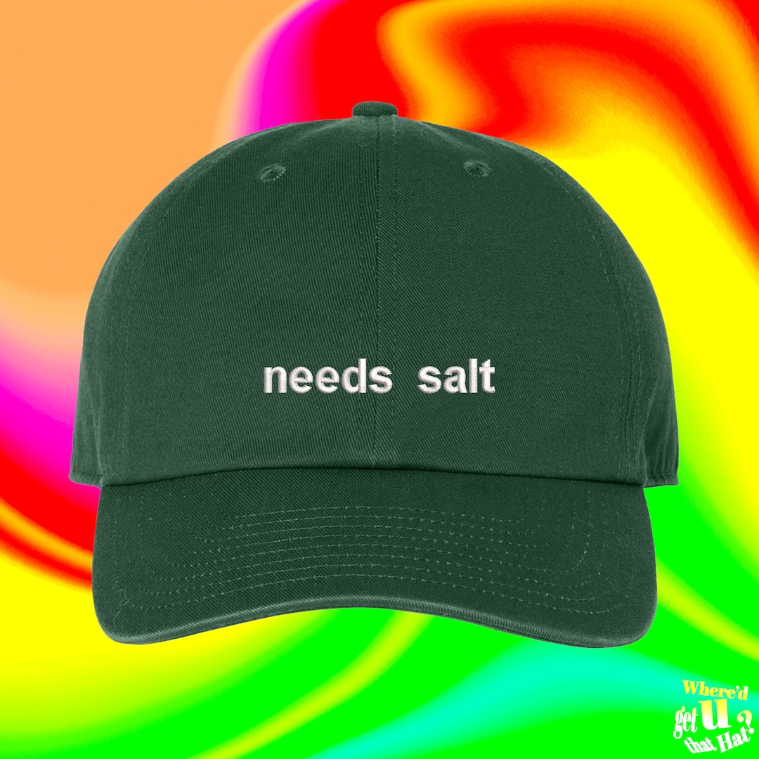 Needs Salt Hat Student Chef Cook Home Chef Culinary Arts Gift Pastry ...