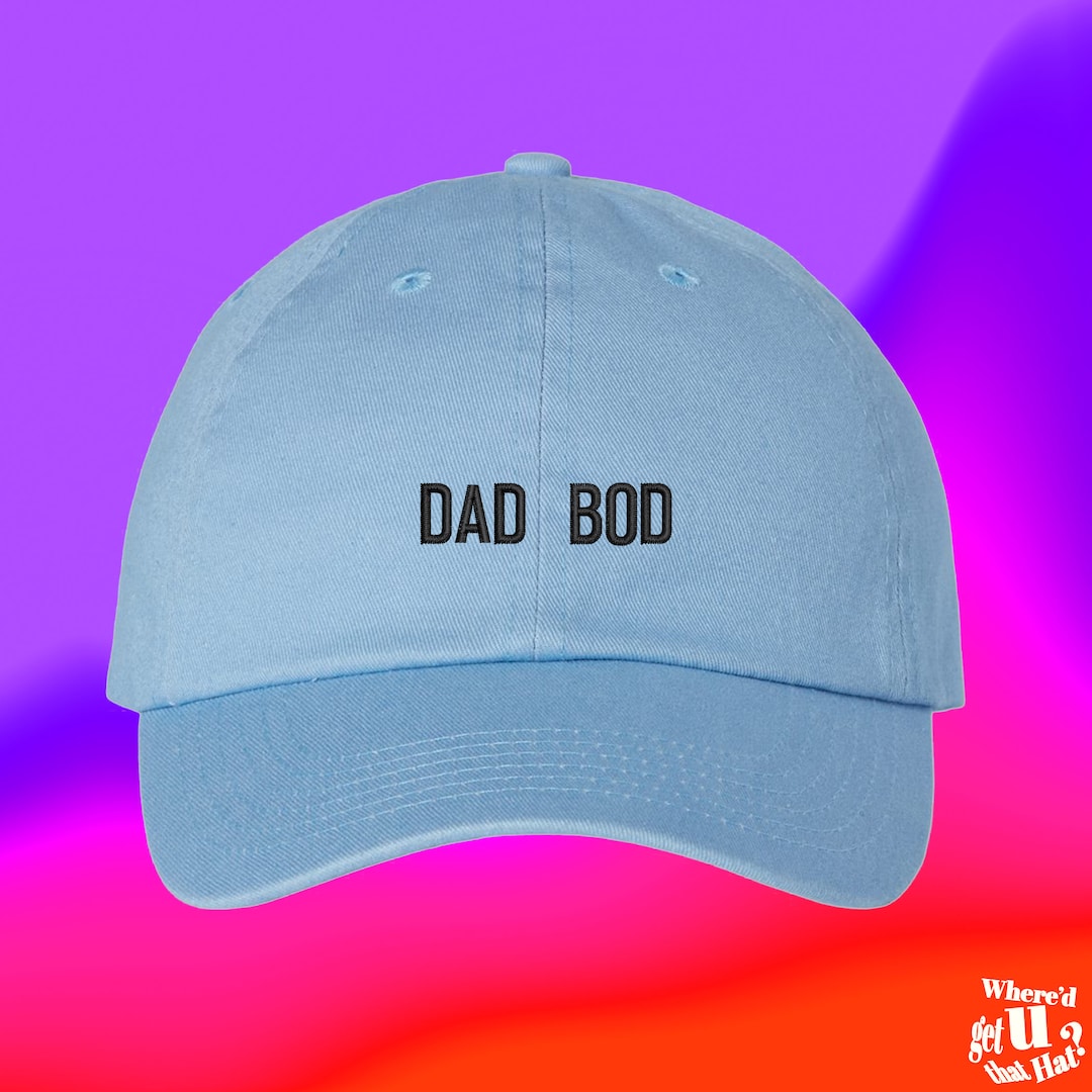 Dad Bod Hat Fathers Day Hat Workout Clothes Gym Lifting Running Number ...