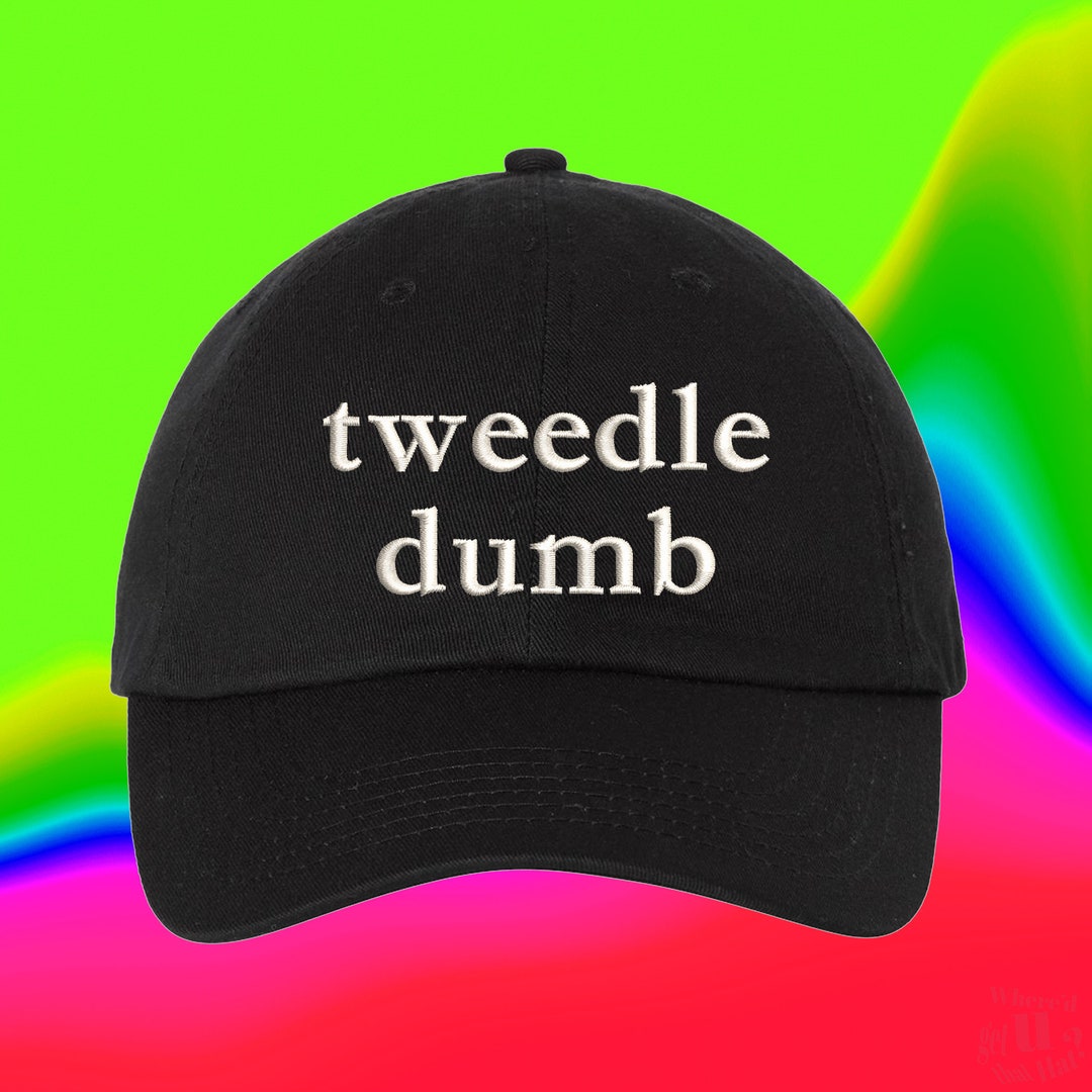 Tweedle Dumb Hat - Tiktok Clothes - Baseball Cap Embroidered Cotton ...
