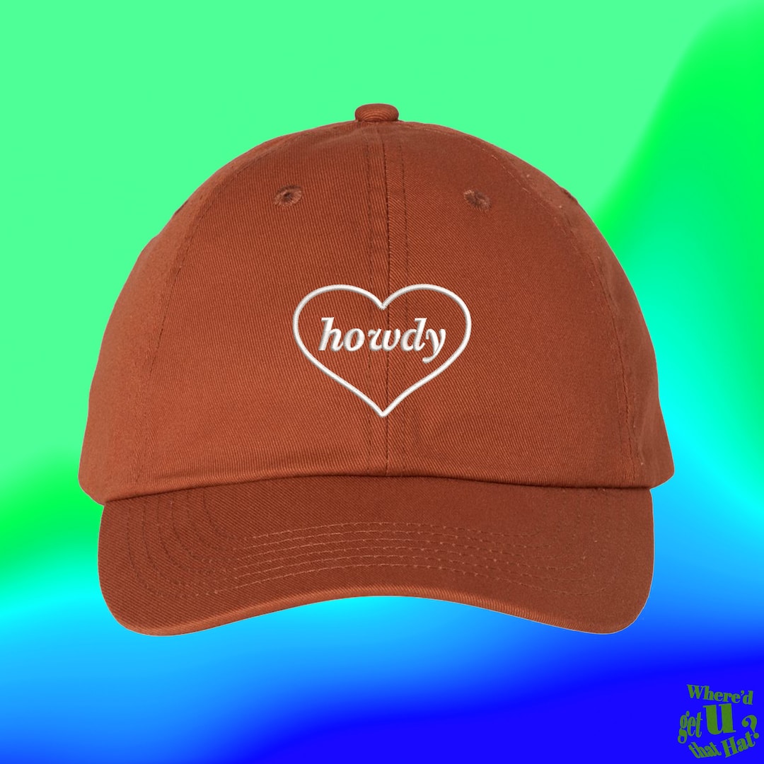 Howdy Hat Cowboy Fisher Fathers Day Hat Gifts for Dad Number One Dad ...