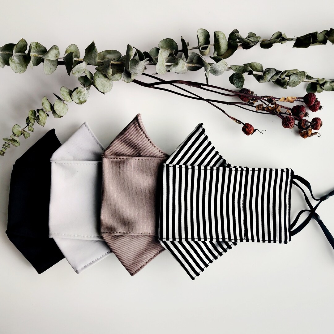 Four Assorted Face Masks With Three Layers 3D Origami Face Masks Face ...