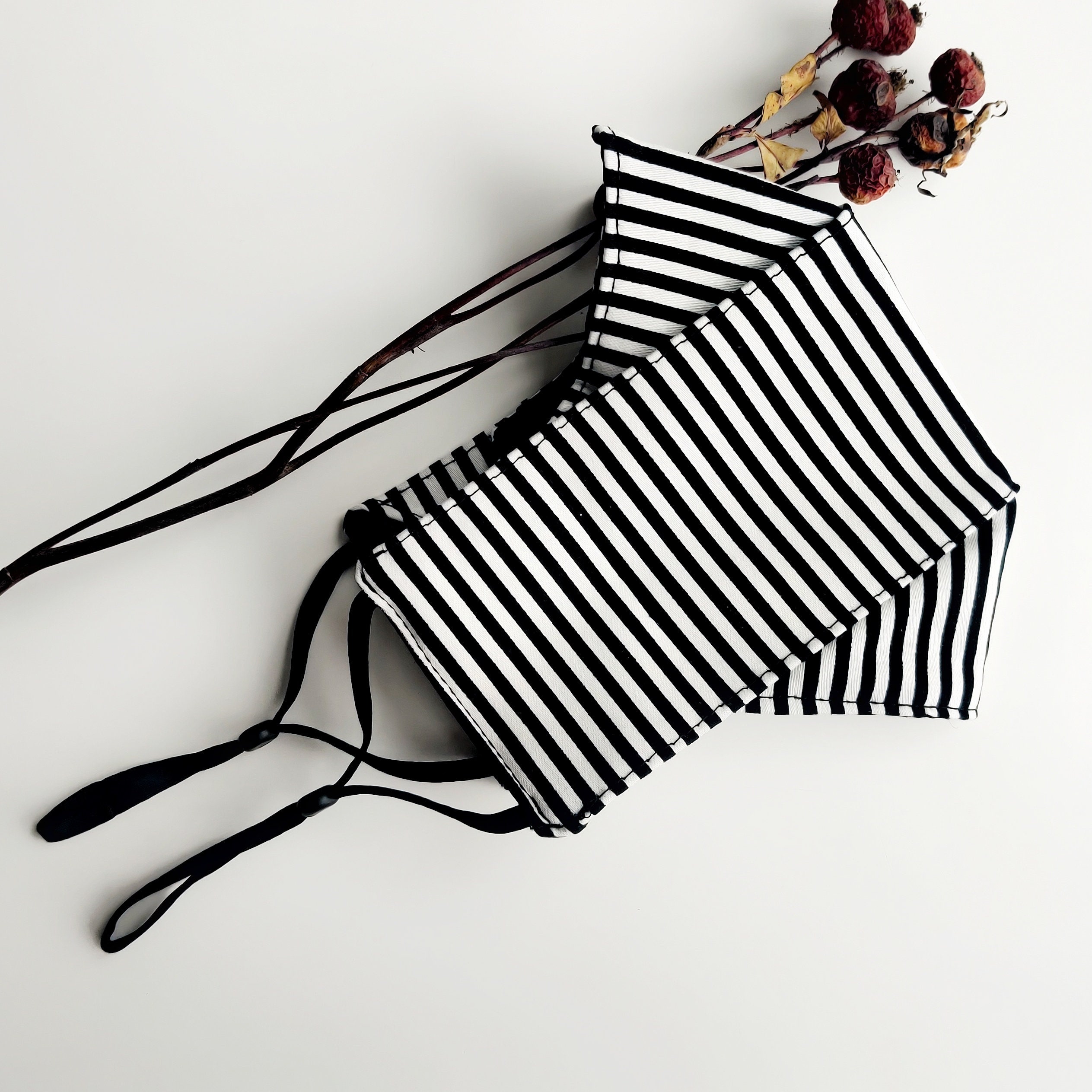 Four assorted face masks with three layers 3D origami face | Etsy