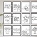 12 Inspirational Wall Decor Prints - INSTANT DOWNLOAD With Multiple ...