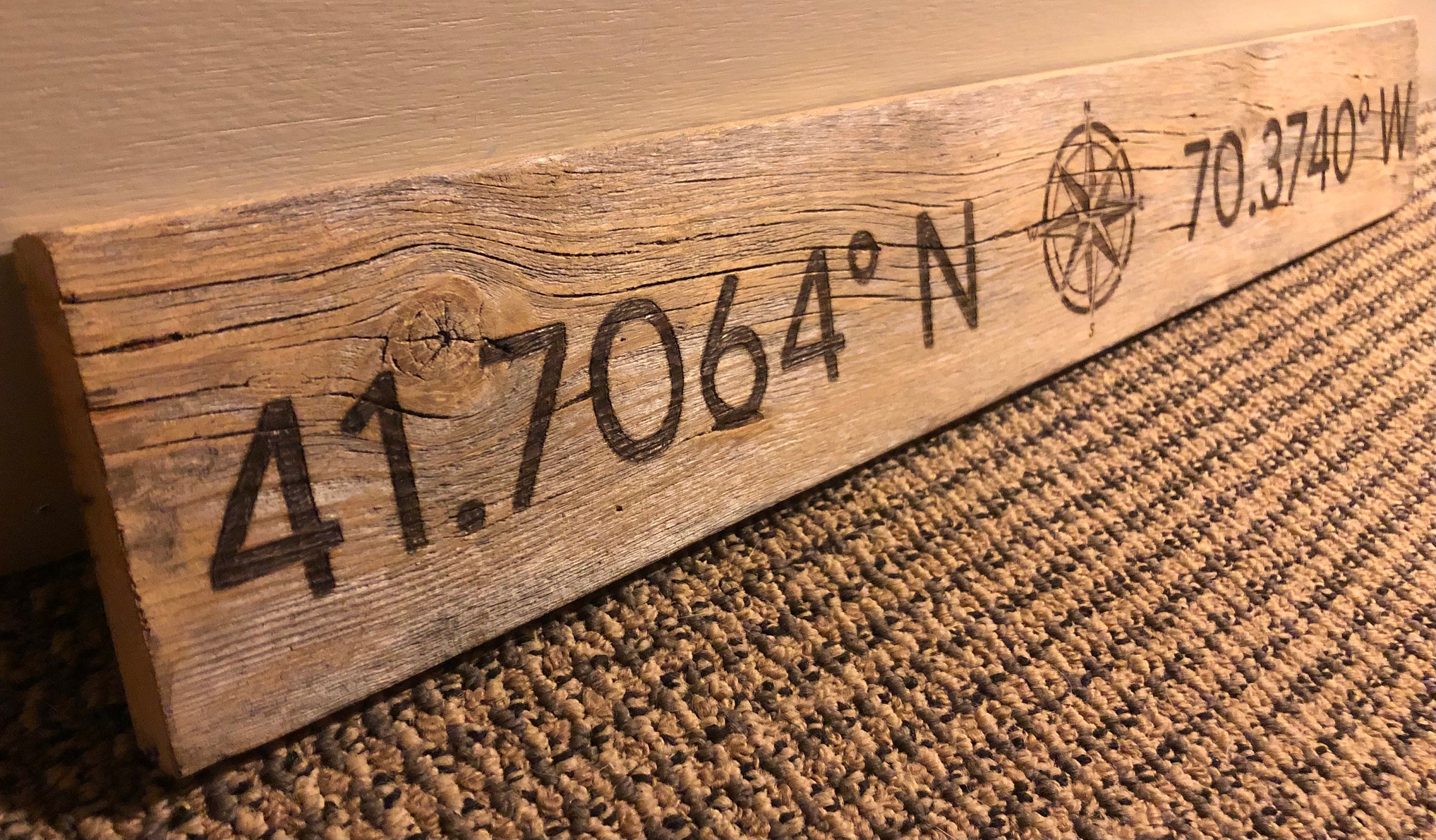 Personalized Coordinate Signs - Etsy