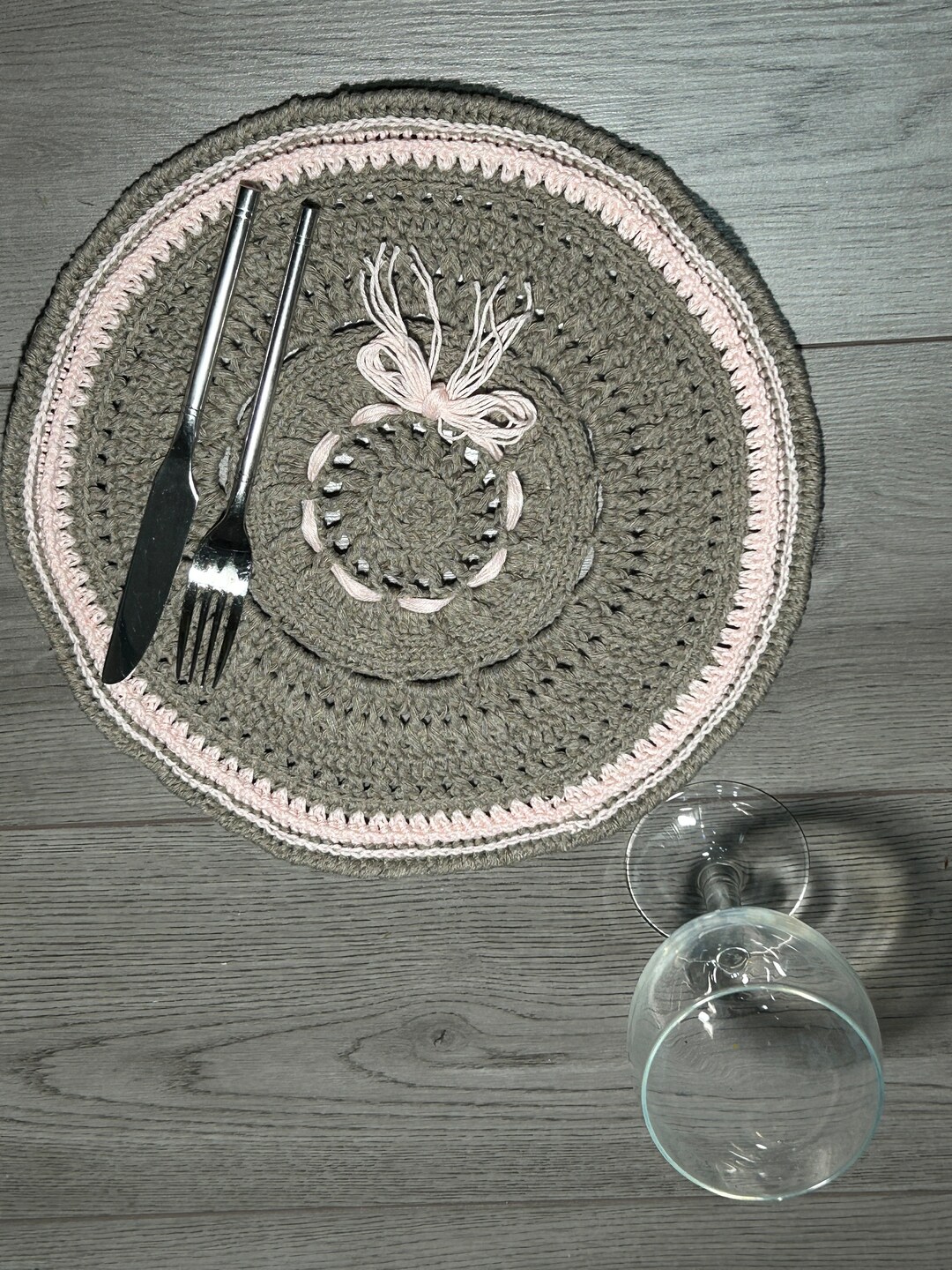 Pure Cotton Crochet Placemat PDF Pattern - Etsy