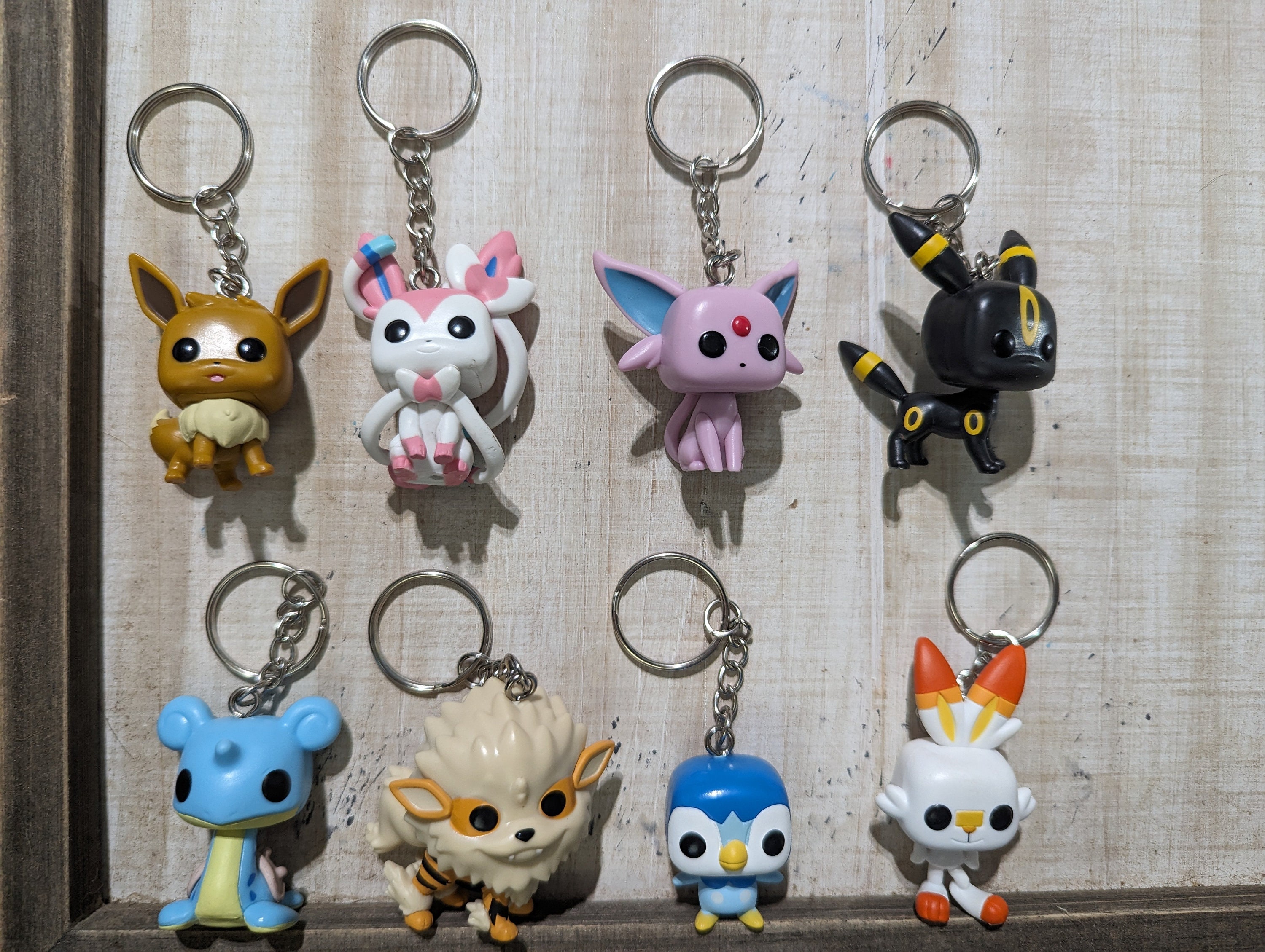 Pokemon Keychains - Etsy