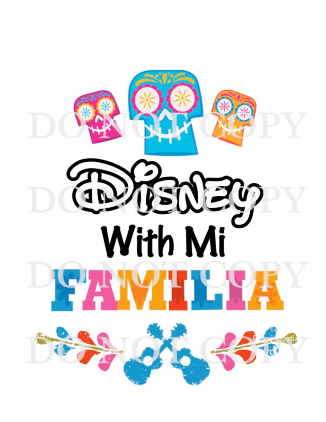 Dia De Los Muertos Sugar Skulls Family Coco Shirt - Etsy