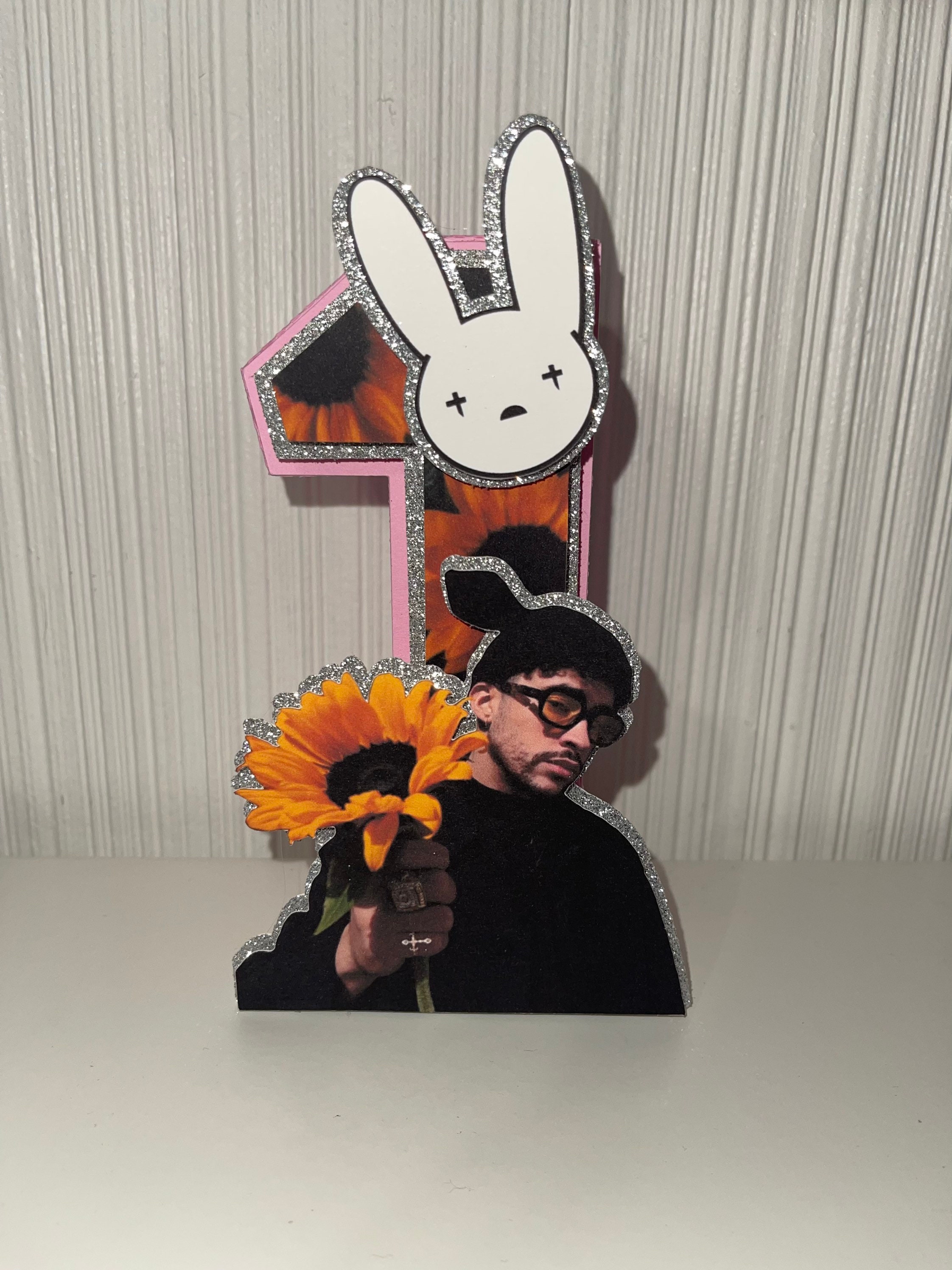 Bad Bunny 3D Numbers Bad Bunny 3D Name Bad Bunny Birthday - Etsy