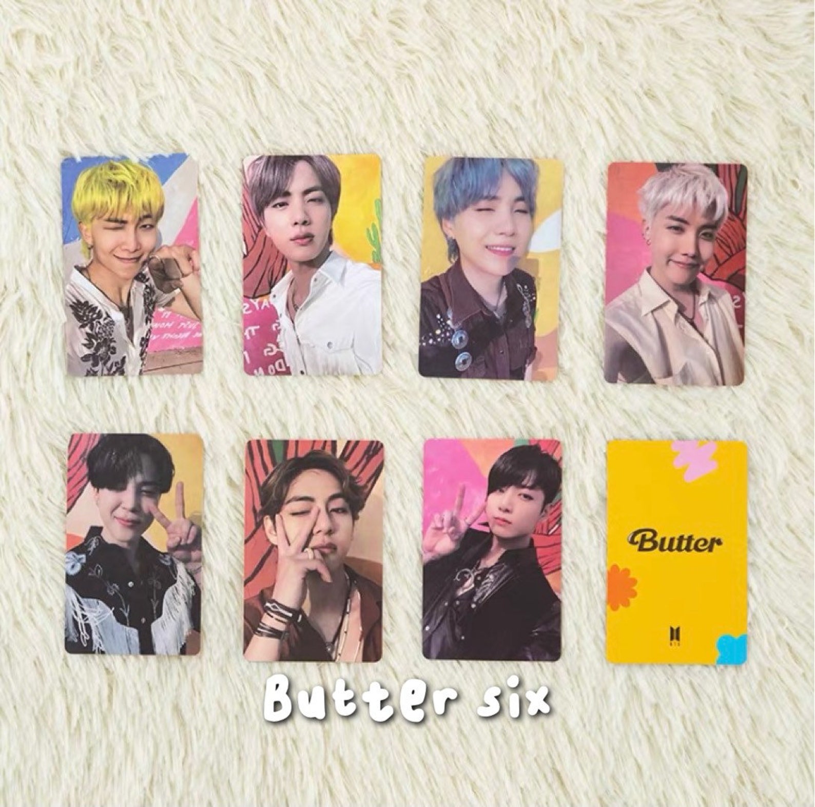 BTS Butter Peaches and Cream Photocards Replicas - Etsy