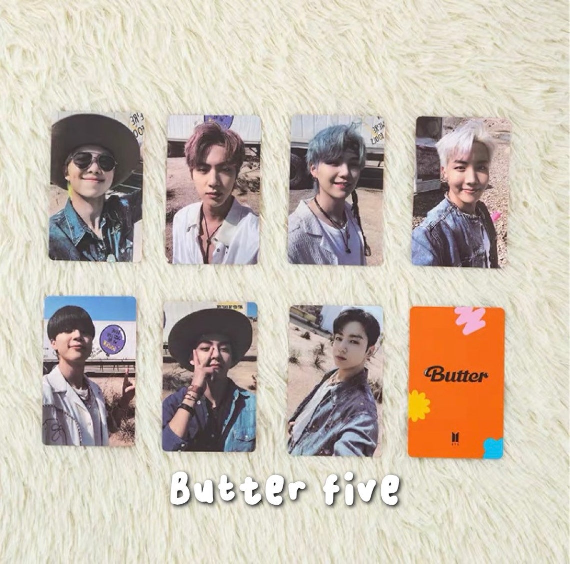 BTS Butter Peaches and Cream Photocards Replicas | Etsy